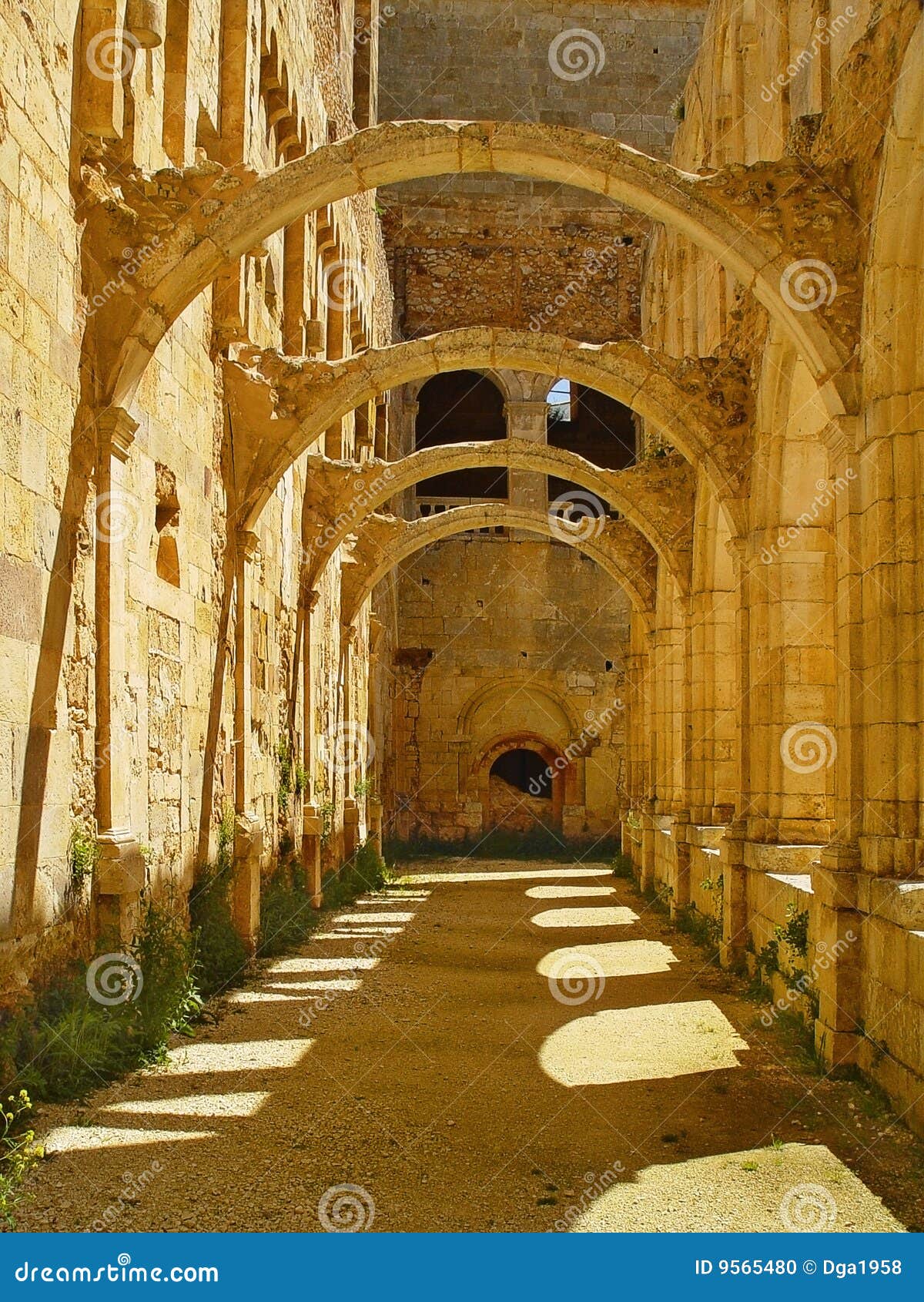 The Monastery of San Pedro De Arlanza in Burgos Stock Photo - Image of ...