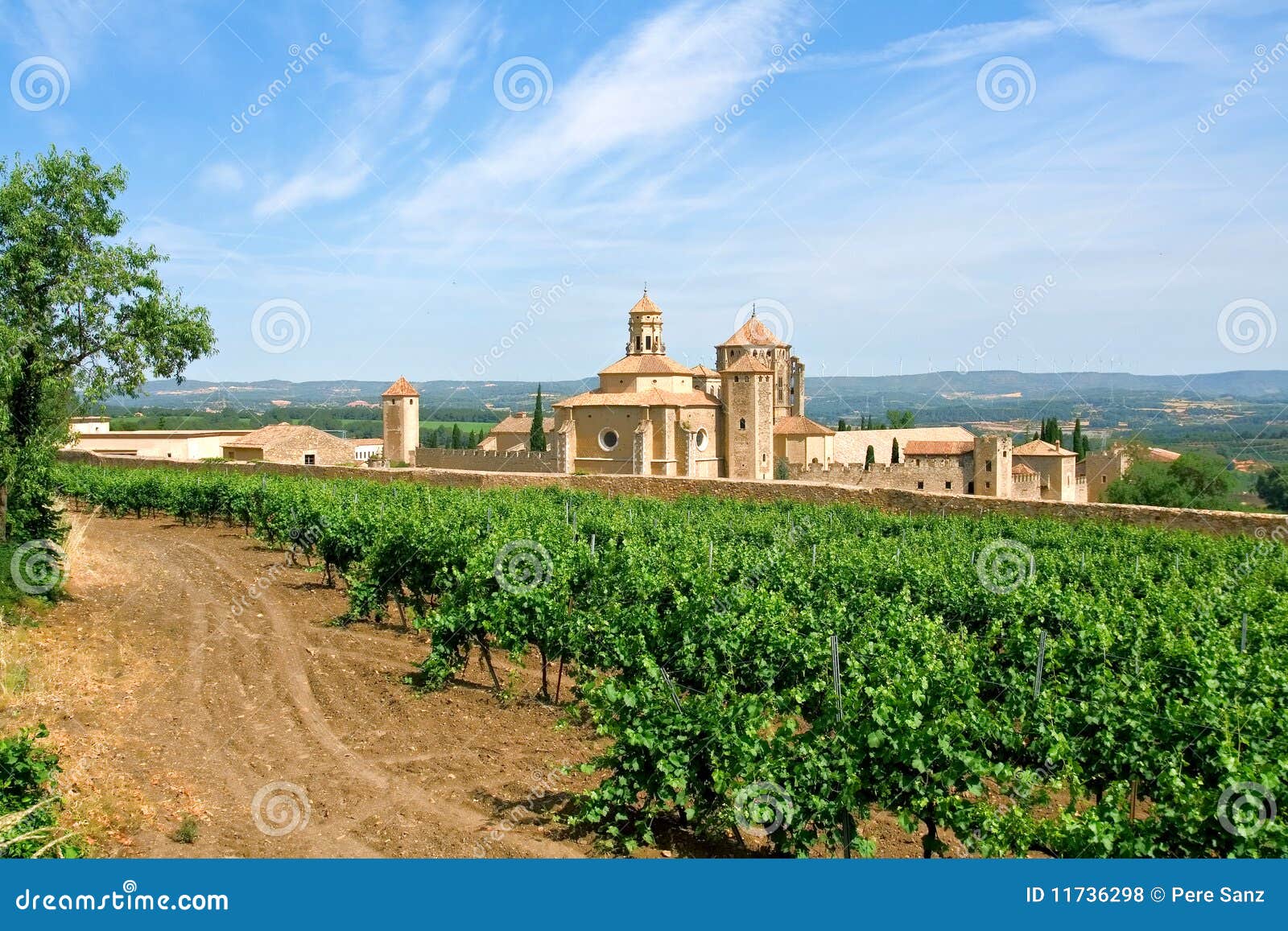 Monastery of Santa Maria De Poblet Stock Photo - Image of cisterciense ...