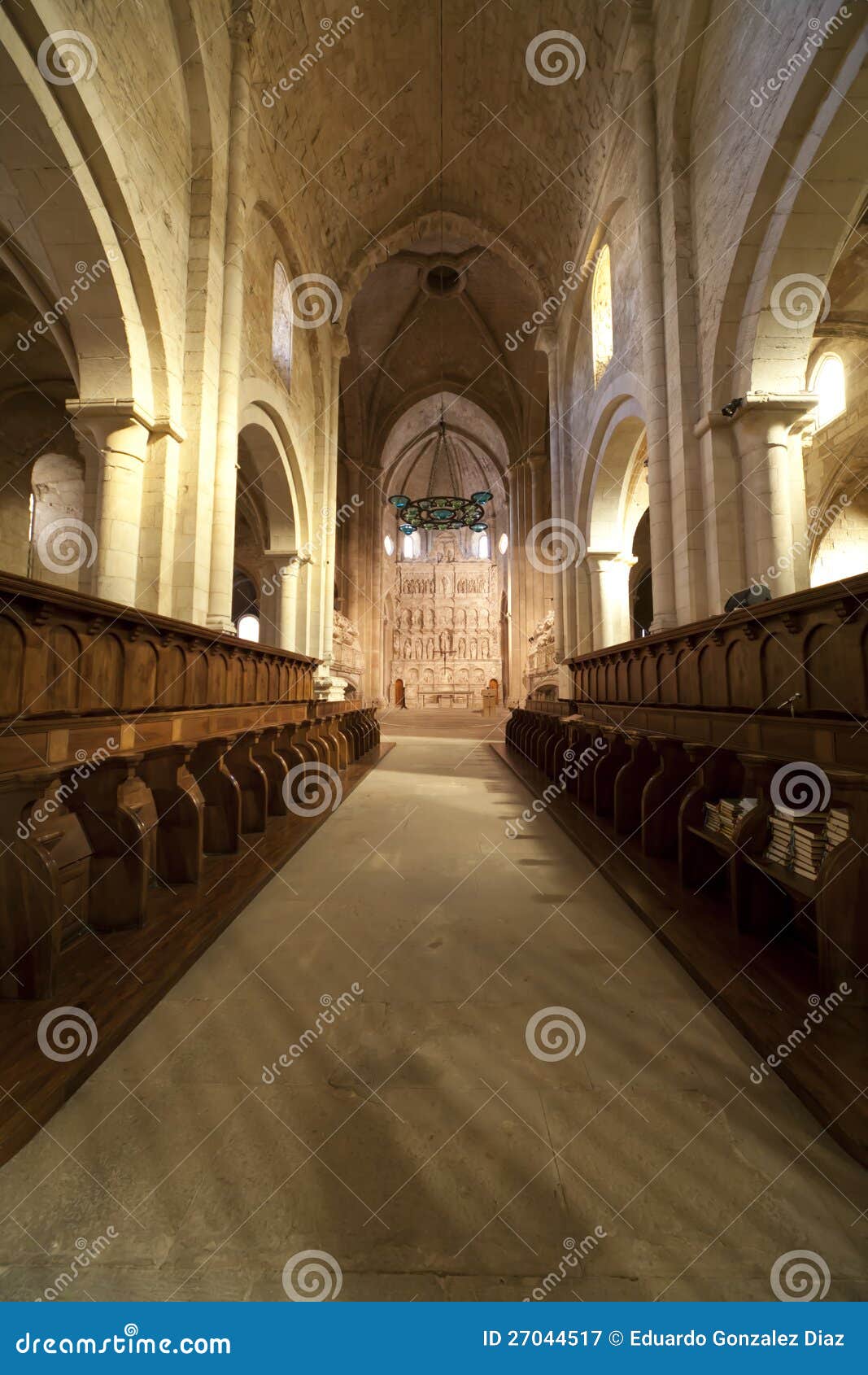 Monastery of Santa Maria De Poblet Stock Image - Image of cistercian ...