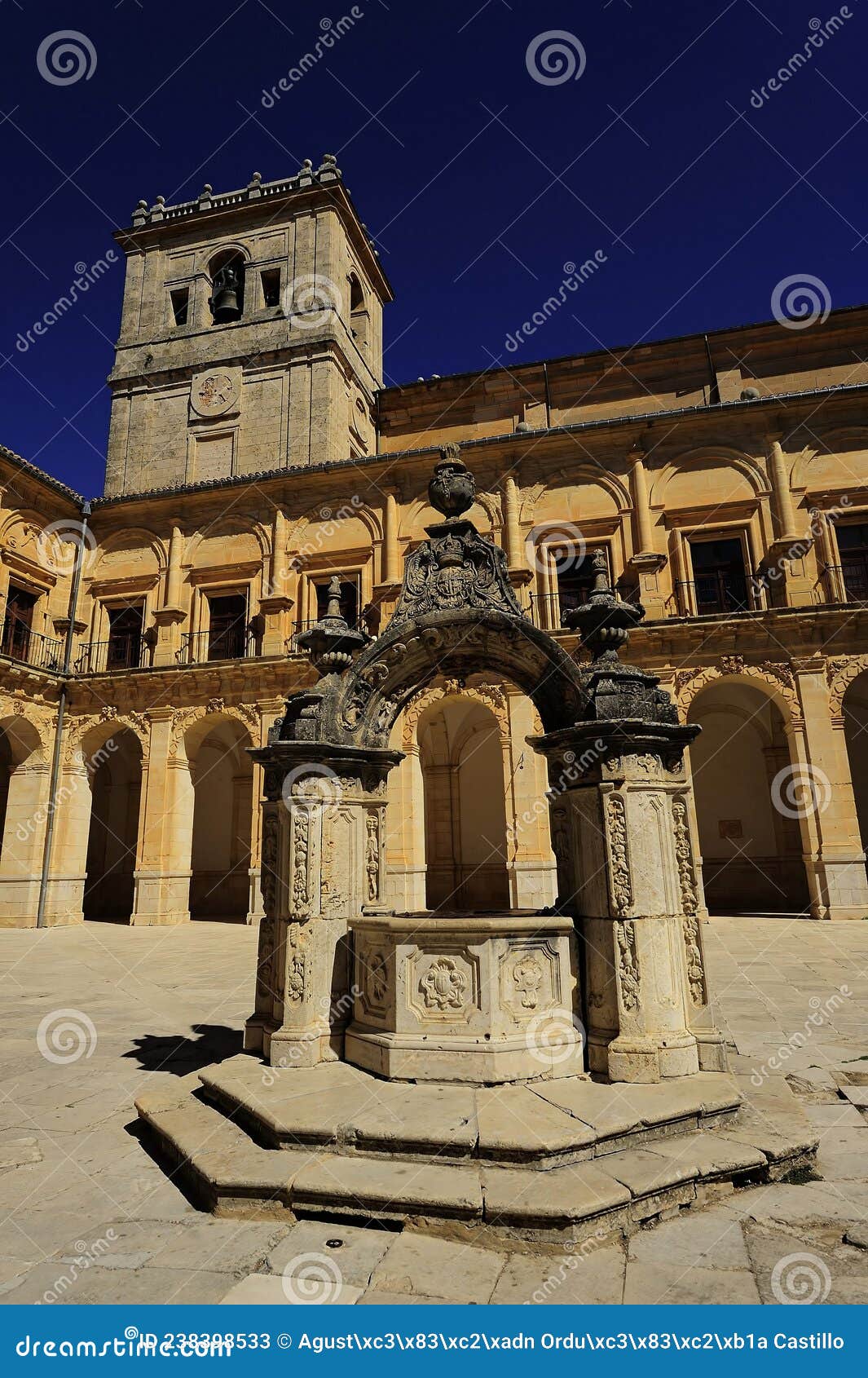 Monastery of Santiago De Ucles in Cuenca Stock Image - Image of ...
