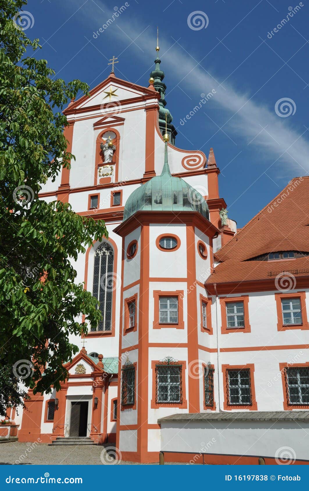 Monastery in Saxony stock photo. Image of germany, church - 16197838
