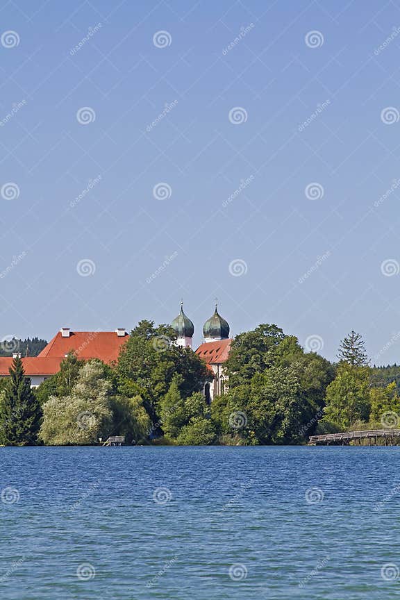 Monastery Seeon stock image. Image of abbey, seeon, island - 26982445