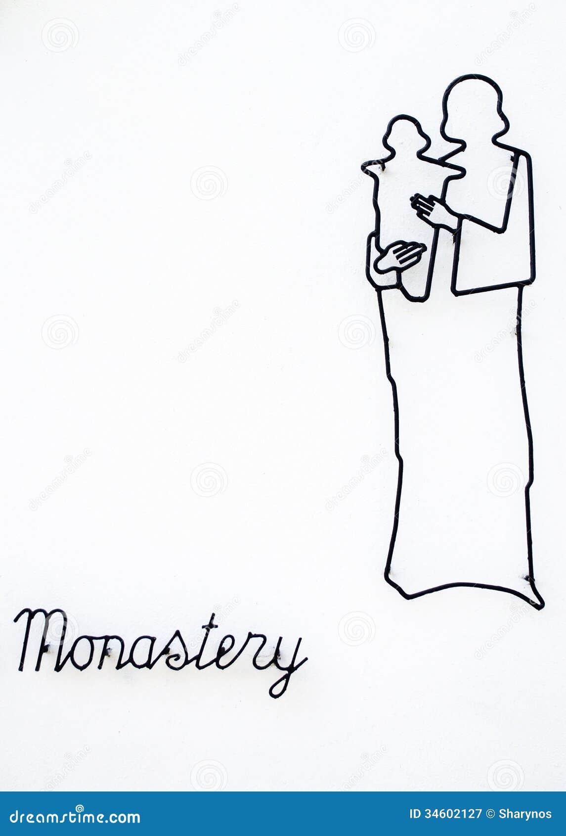 Monastery sign stock image. Image of religious, catholic - 34602127