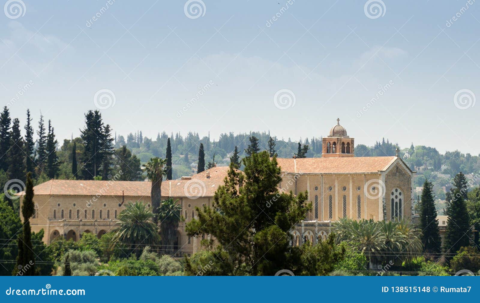 Monastery of Silence - Latrun Trappist Monastery Stock Photo - Image of ...