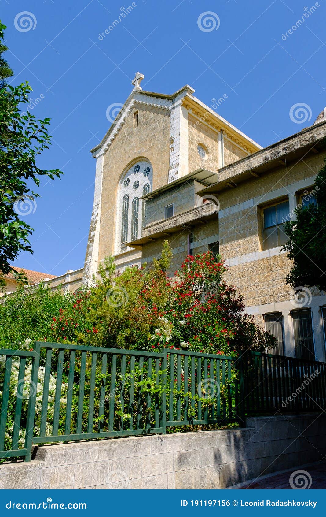 Monastery of the Silent Monks at Latrun Stock Photo - Image of priory ...