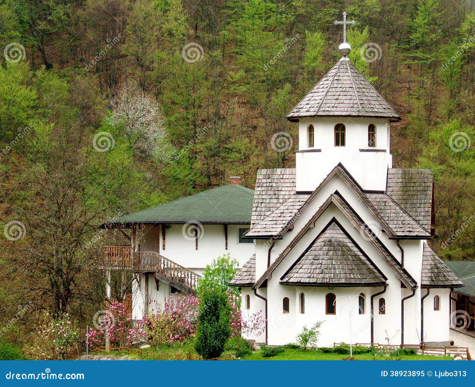 Monastery stock image. Image of cross, religion, serbia - 38923895