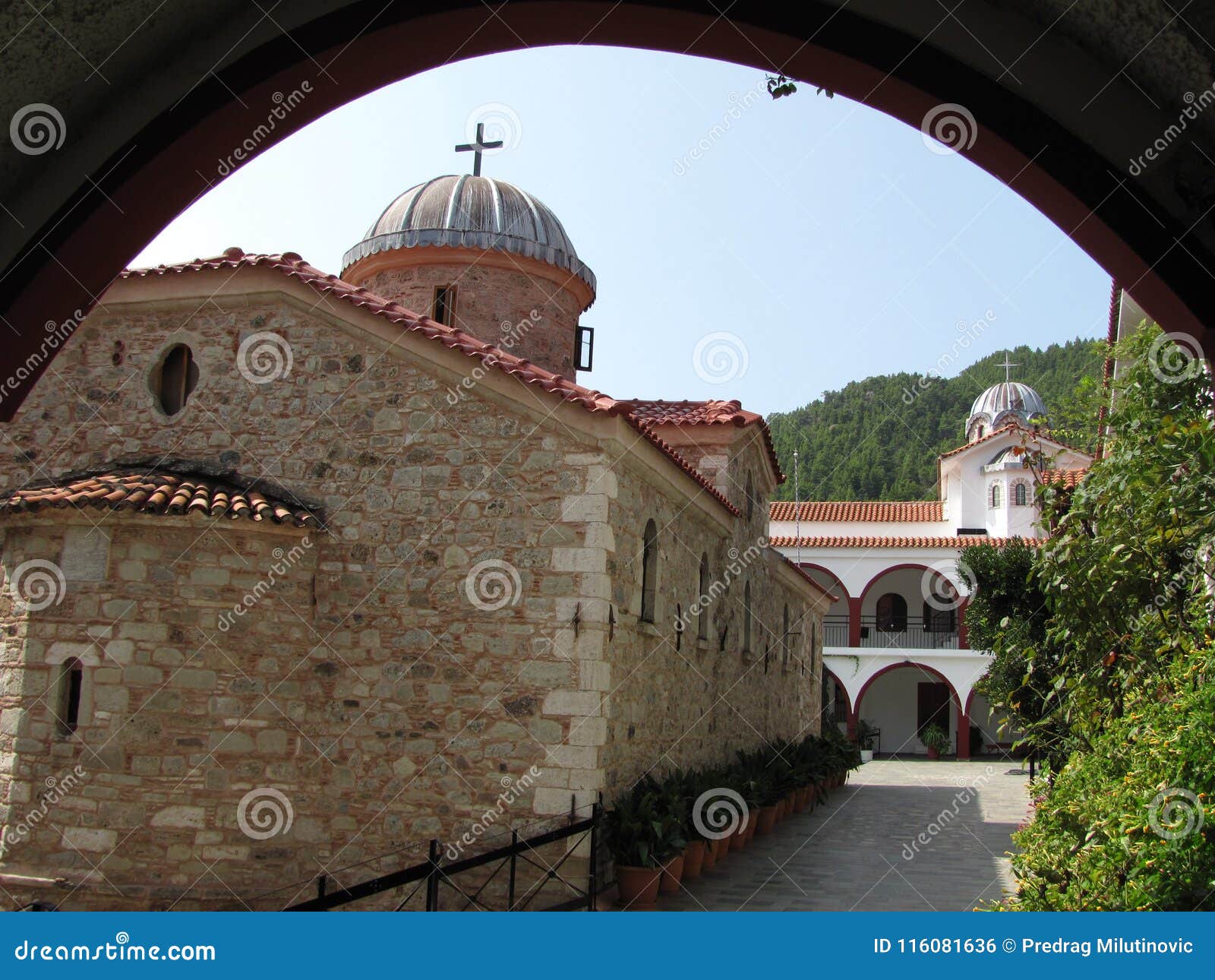 Monastery of St. David Evia Stock Photo - Image of evia, tree: 116081636
