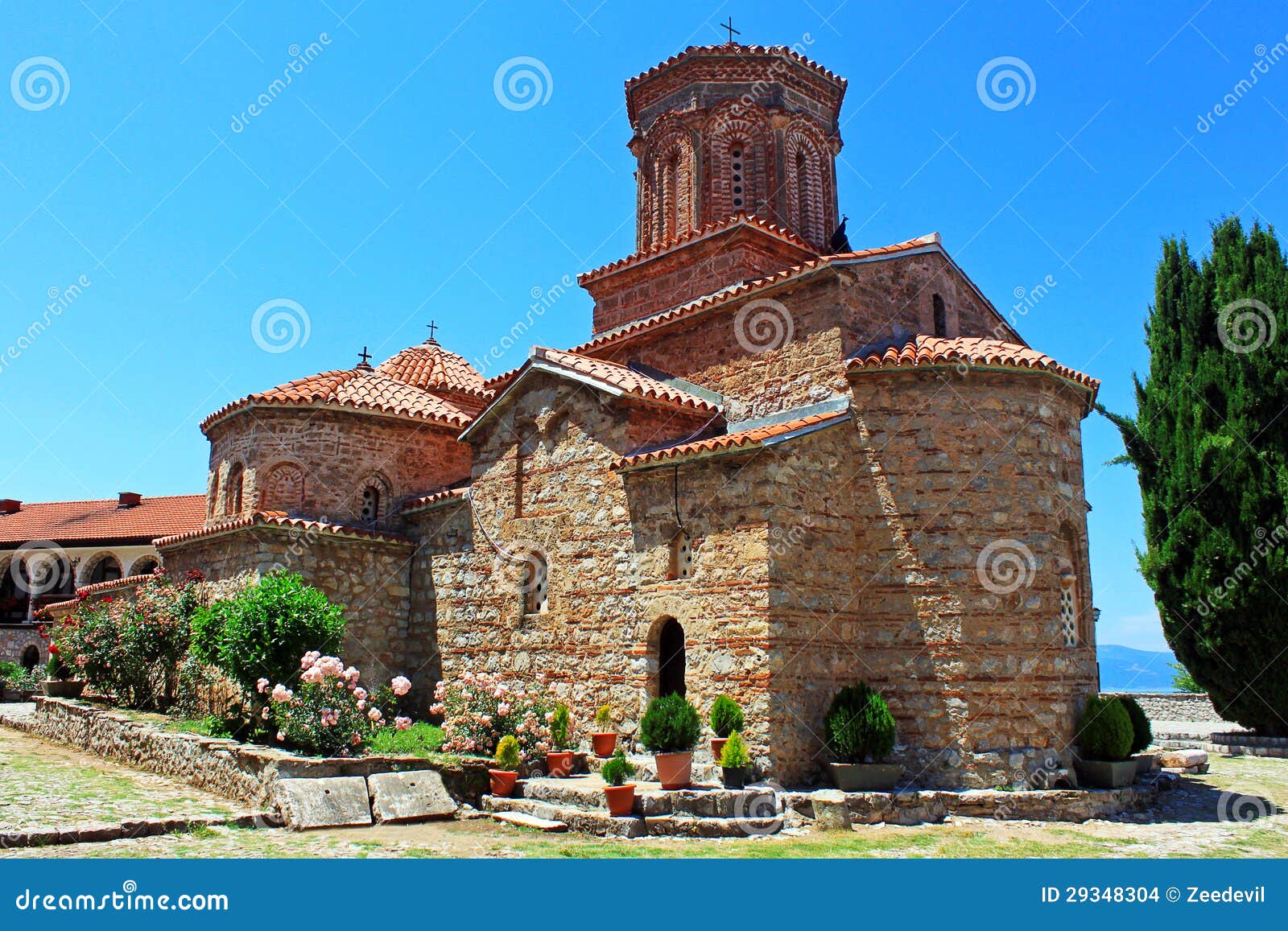 The Monastery of St Naum, Ohrid, Macedonia Stock Photo - Image of ...