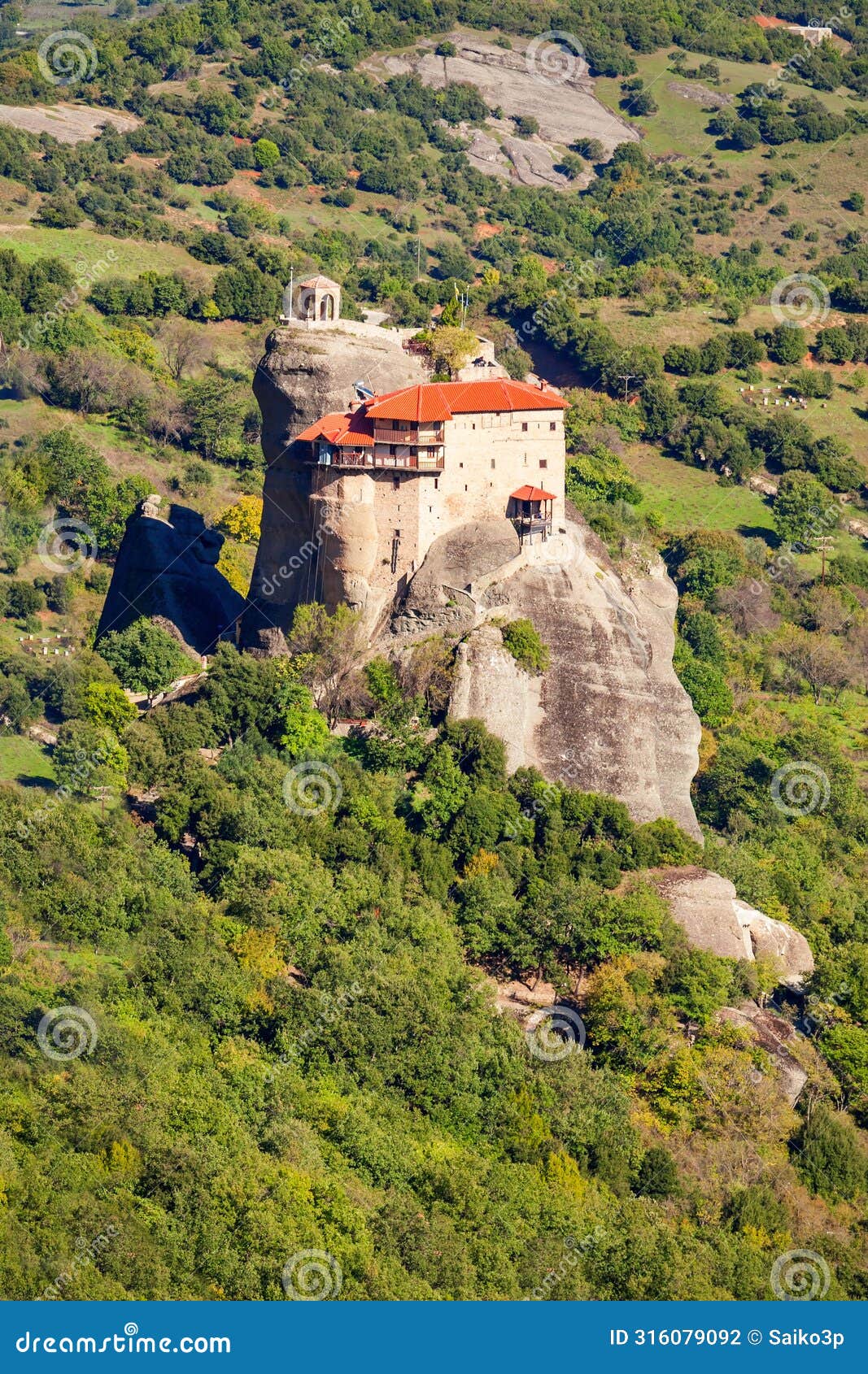 Meteora Monasteries Complex, Greece Stock Photo - Image of meteora ...