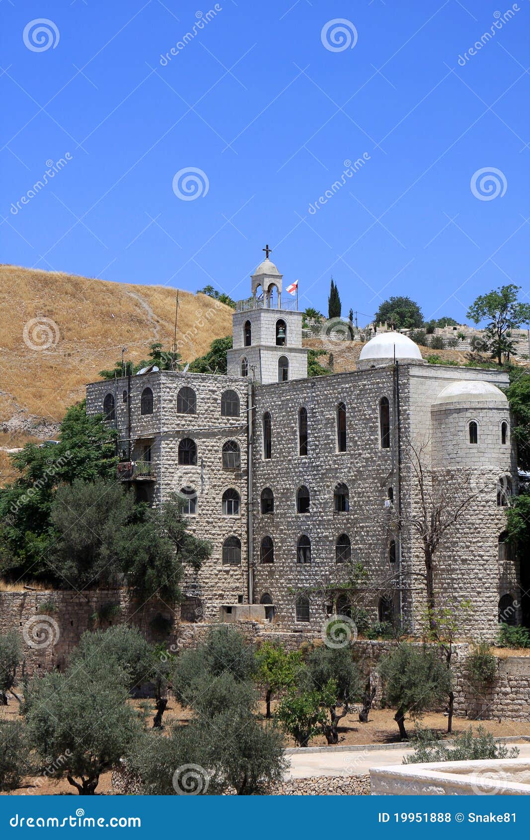 Monastery of St. Stephen, Jerusalem Stock Photo - Image of orthodox ...