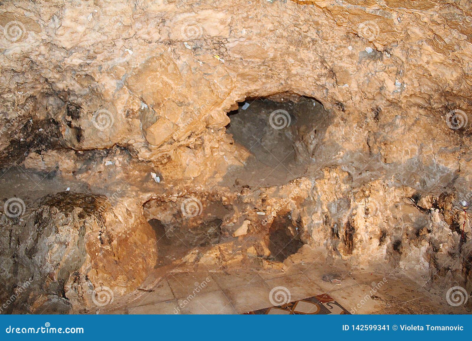 The Monastery of the Temptation. the Grotto Where the Devil Ask Jesus ...