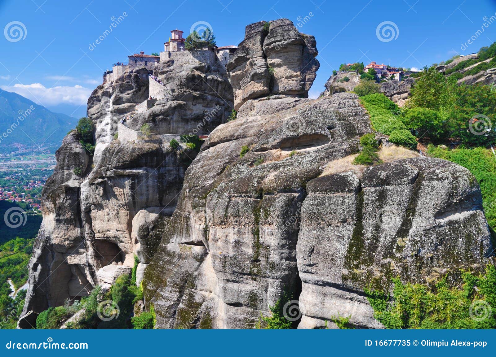 Monastery of Varlaam, Meteora, Greece Stock Image - Image of ancient ...