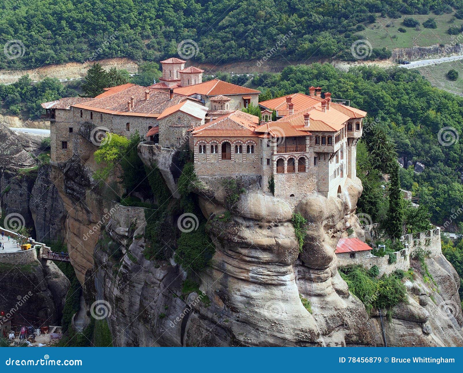 The Monastery of Varlaam, Meteora, Greece Stock Image - Image of greece ...