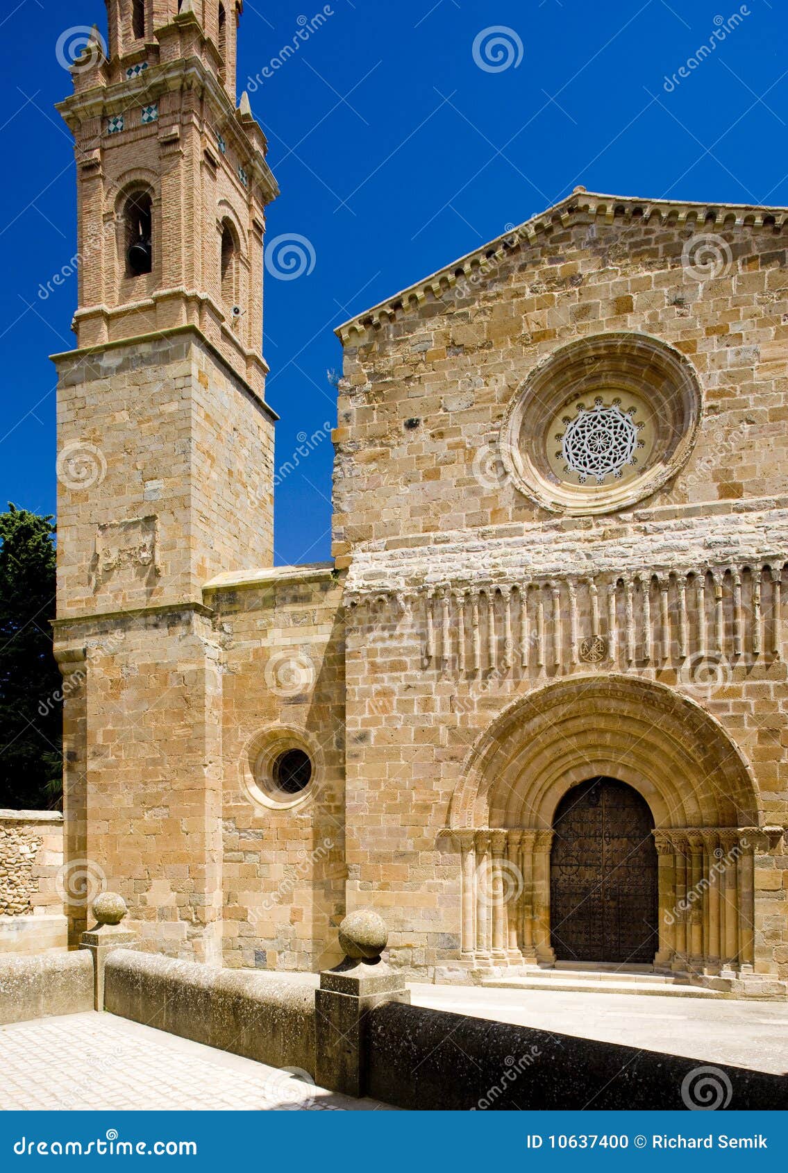 Monastery of Veruela stock photo. Image of historic, outdoors - 10637400
