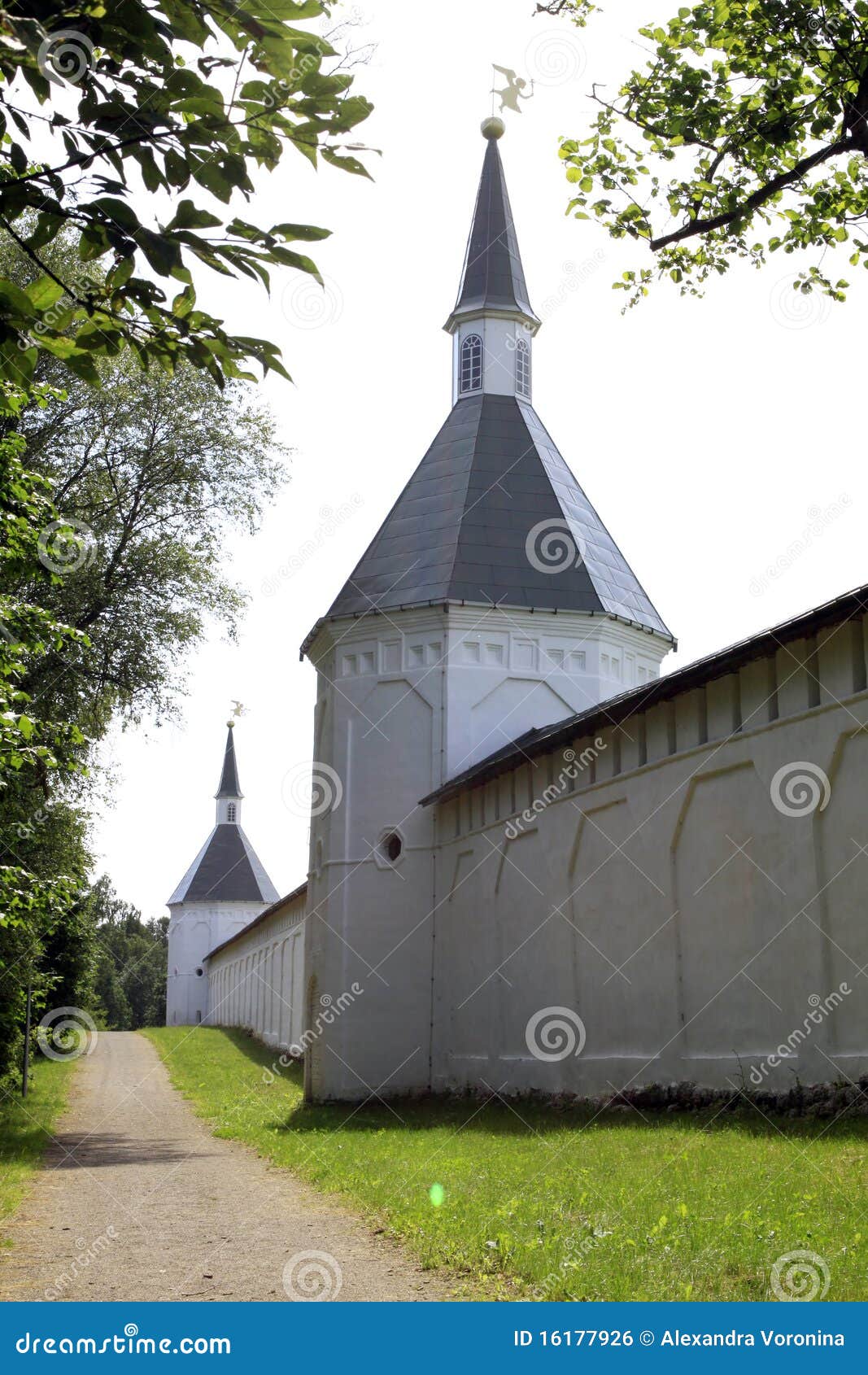 Monastery Wall stock photo. Image of dome, light, green - 16177926