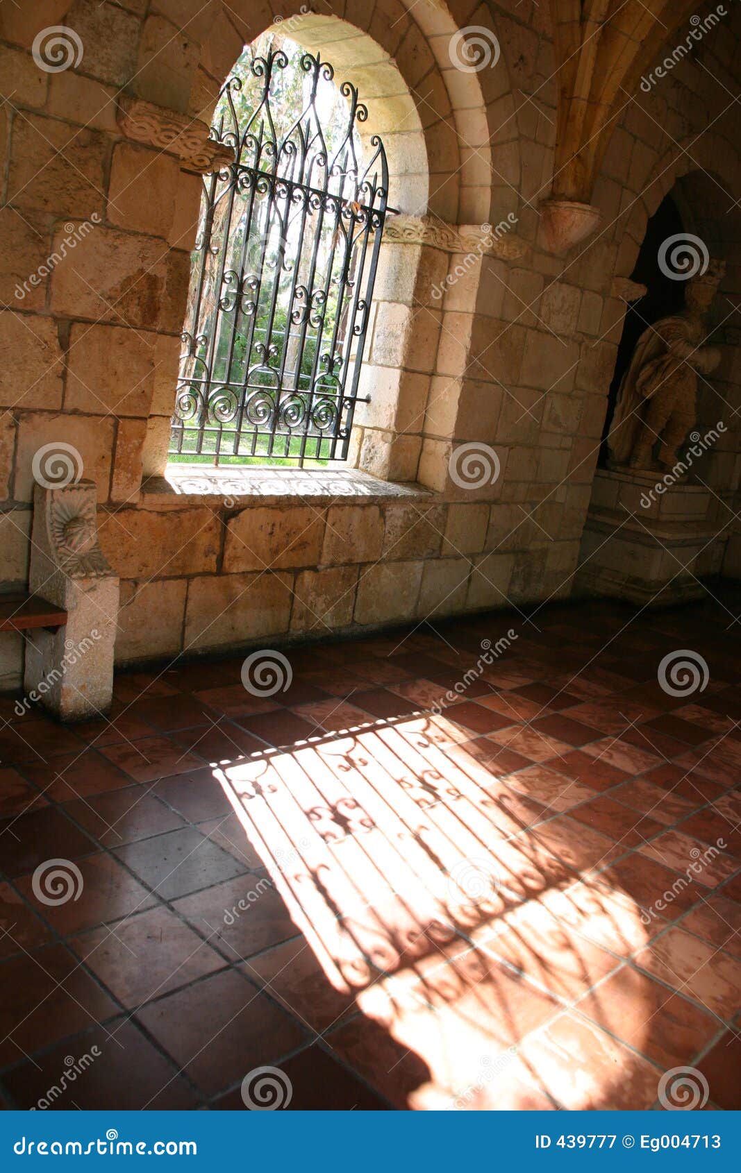 Monastery Window stock image. Image of cloister, catholicism - 439777