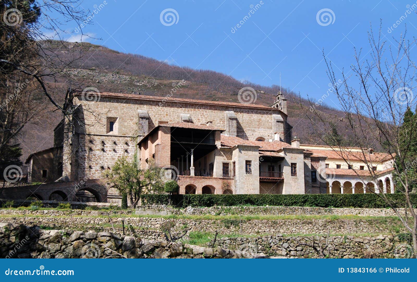 Monastery of Yuste stock photo. Image of natural, water - 13843166