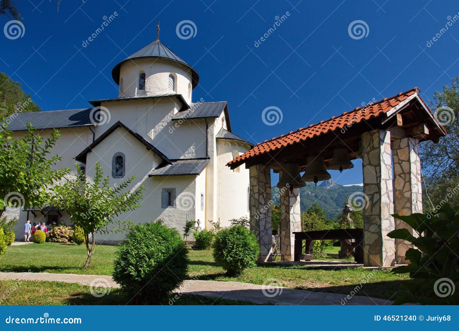 Monastic church stock photo. Image of monastic, balkans - 46521240