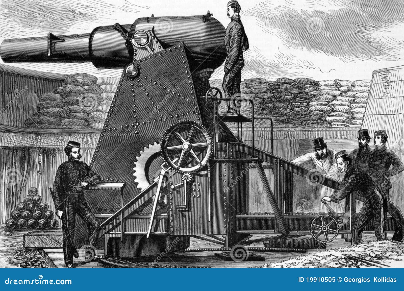 1800s Era Cannon On Fort Fincastle, Nassau, Bahamas Editorial Photo ...