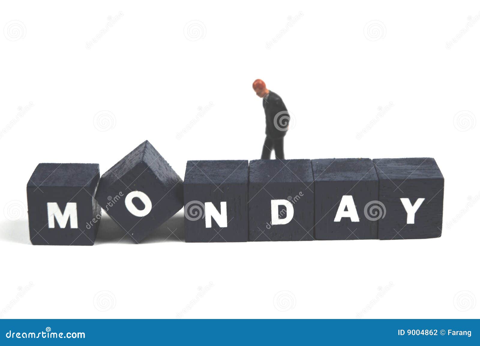 Monday stock photo. Image of concept, routine, figurine - 9004862