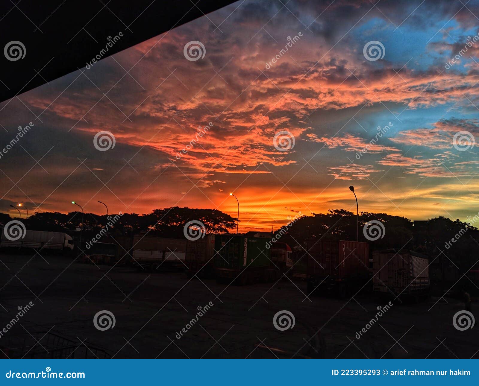 Monday Afternoon that Looks Beautiful but Sad Stock Image - Image of ...