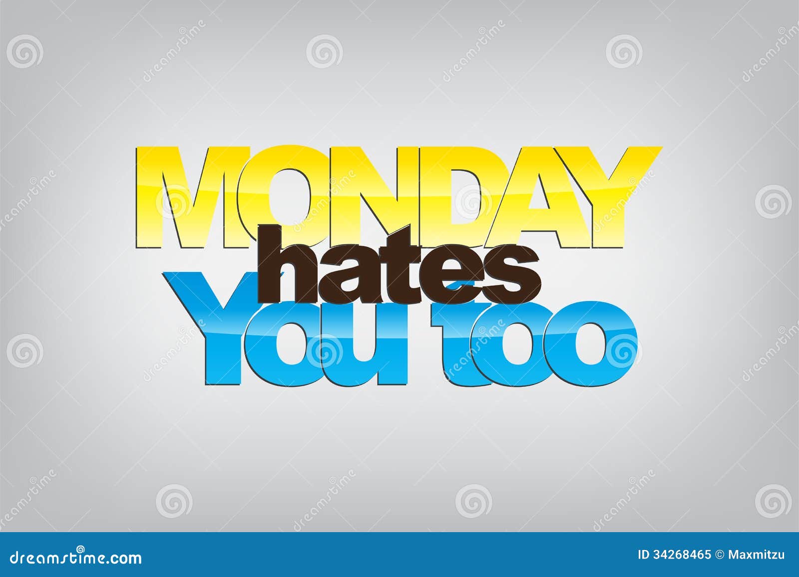 Monday Background stock vector. Illustration of write - 34268465