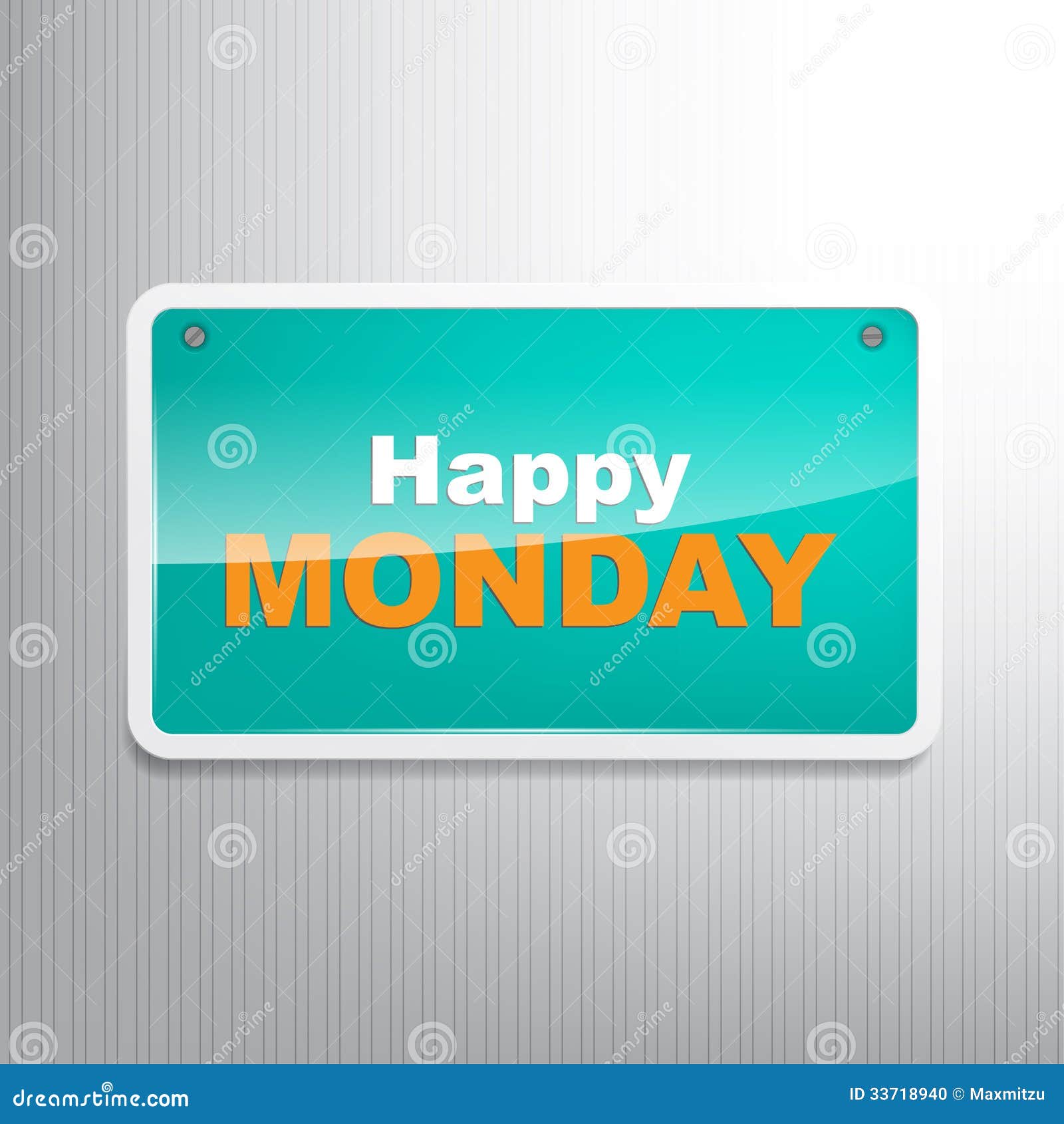 Monday Background stock vector. Illustration of invitation - 33718940