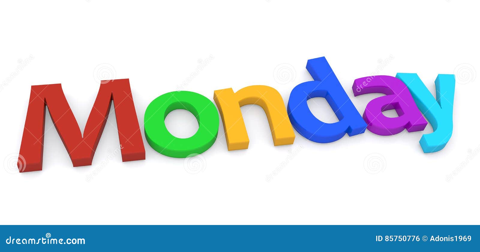Monday stock illustration. Illustration of case, graphics - 85750776