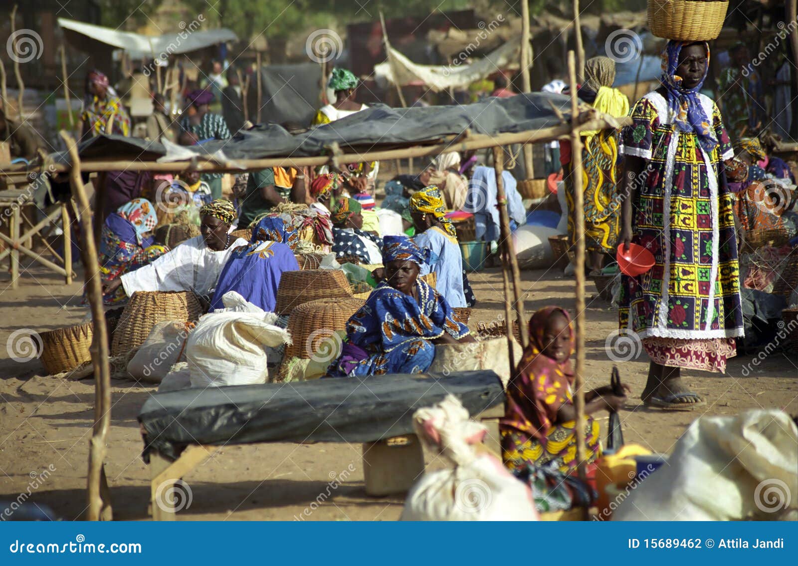 Monday Market, Djenne, Mali Editorial Photography - Image of malian ...