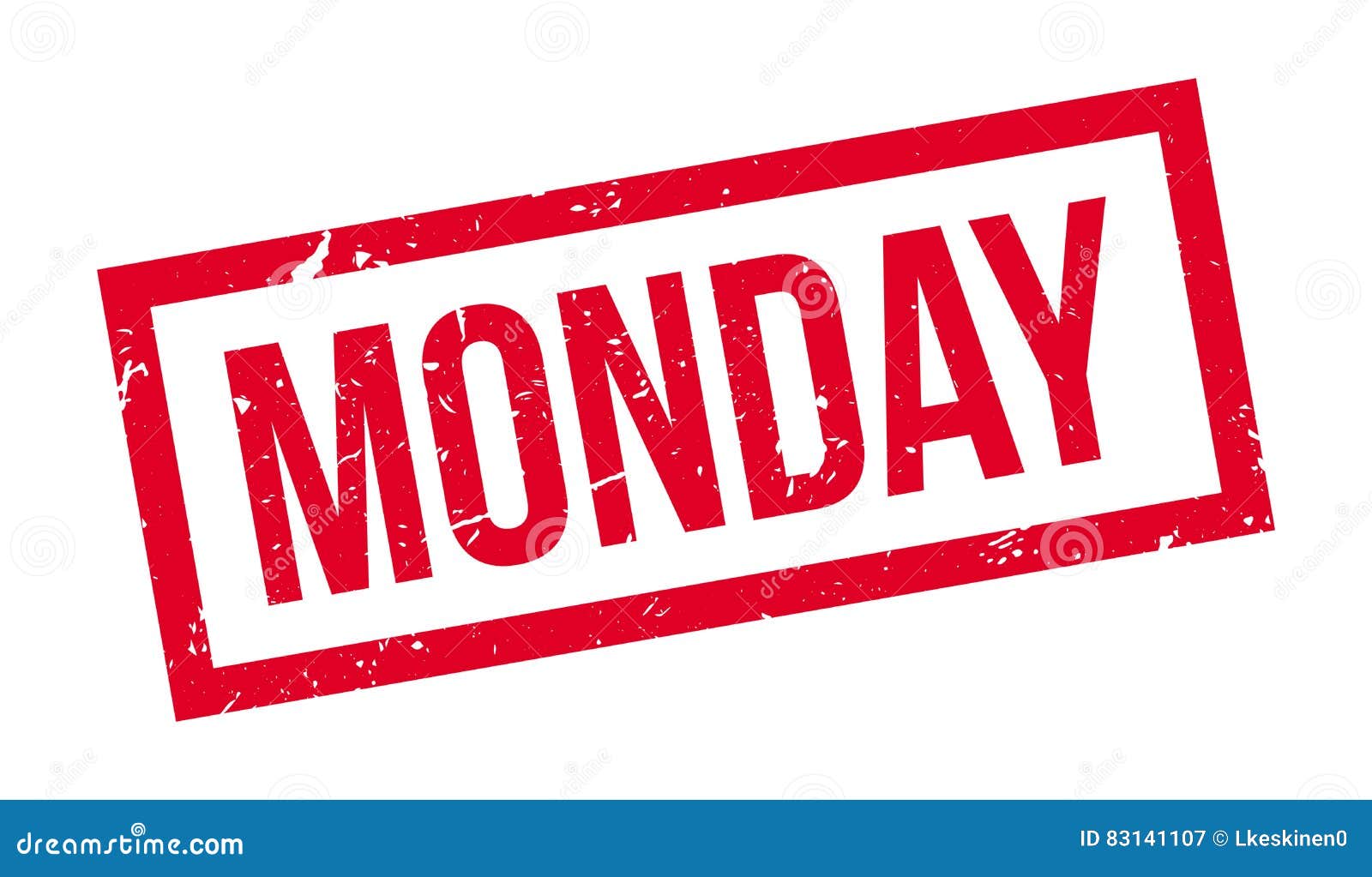 Monday rubber stamp stock illustration. Illustration of grunge - 83141107