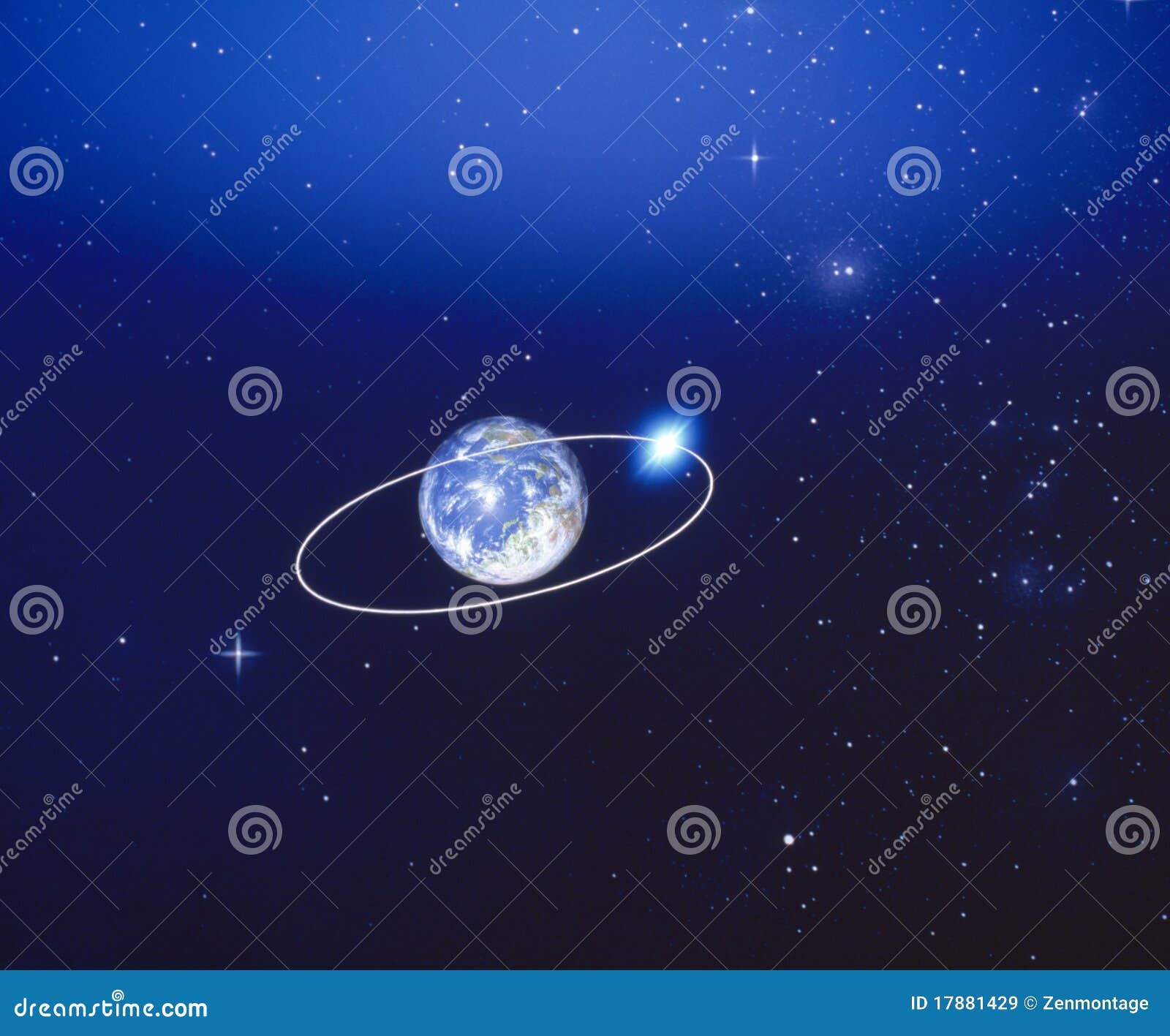 Mondbahn um die Erde stockbild. Bild von schönheit, nacht - 17881429