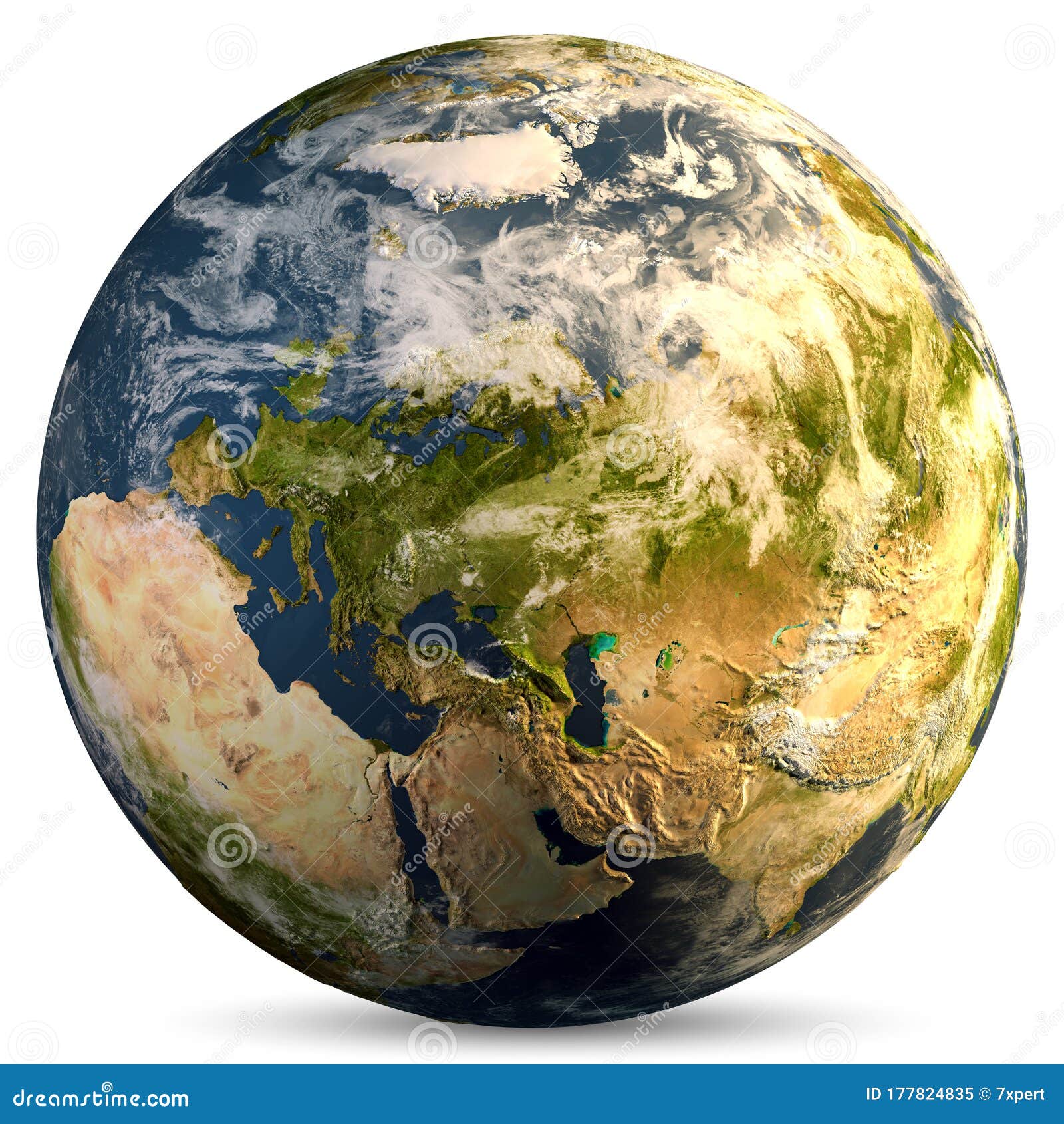 Monde De La Terre De Plan?te Illustration Stock - Illustration du ...