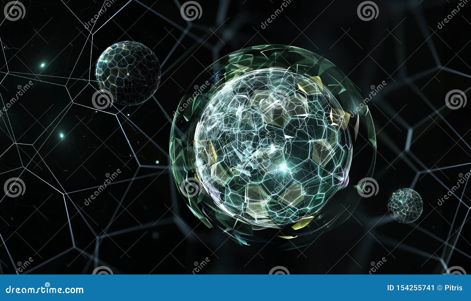 Monde De Quantum, La Mécanique Quantique Illustration Stock ...