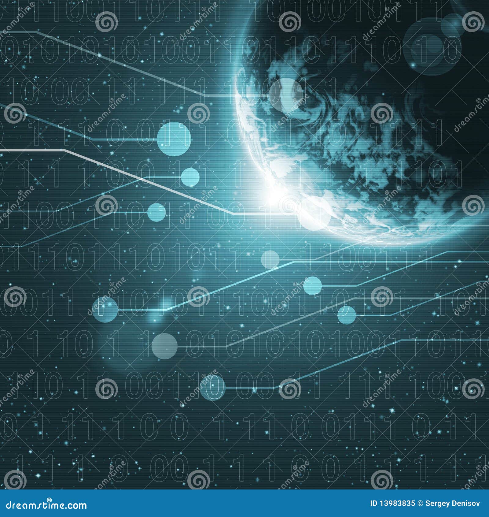 Mondo di Digital illustrazione di stock. Illustrazione di sfondo - 13983835