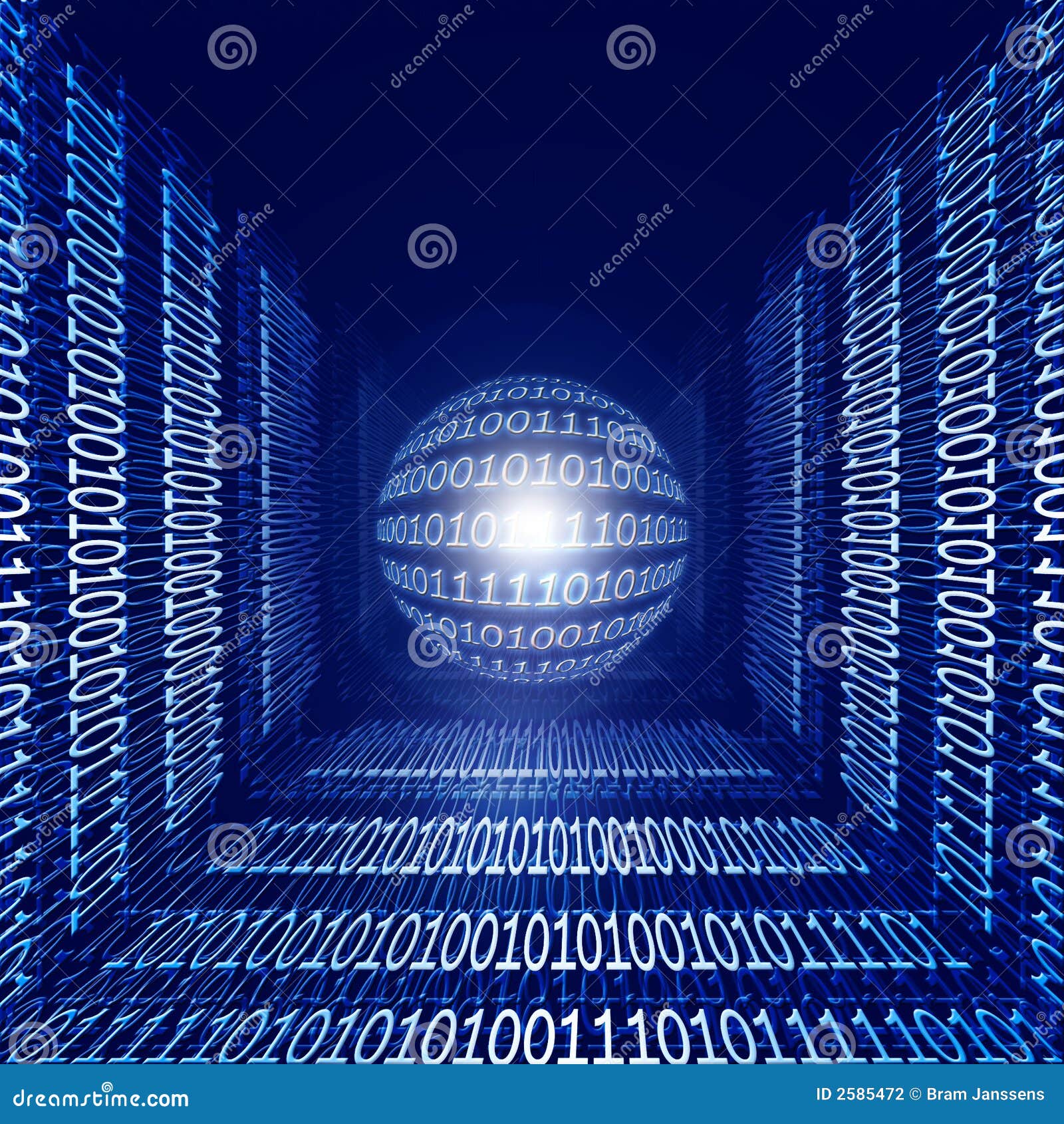 Mondo di Digital illustrazione di stock. Illustrazione di spina - 2585472