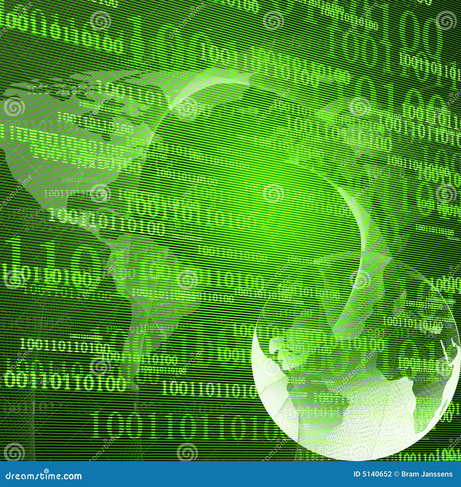 Mondo di Digital illustrazione di stock. Illustrazione di posta - 5140652