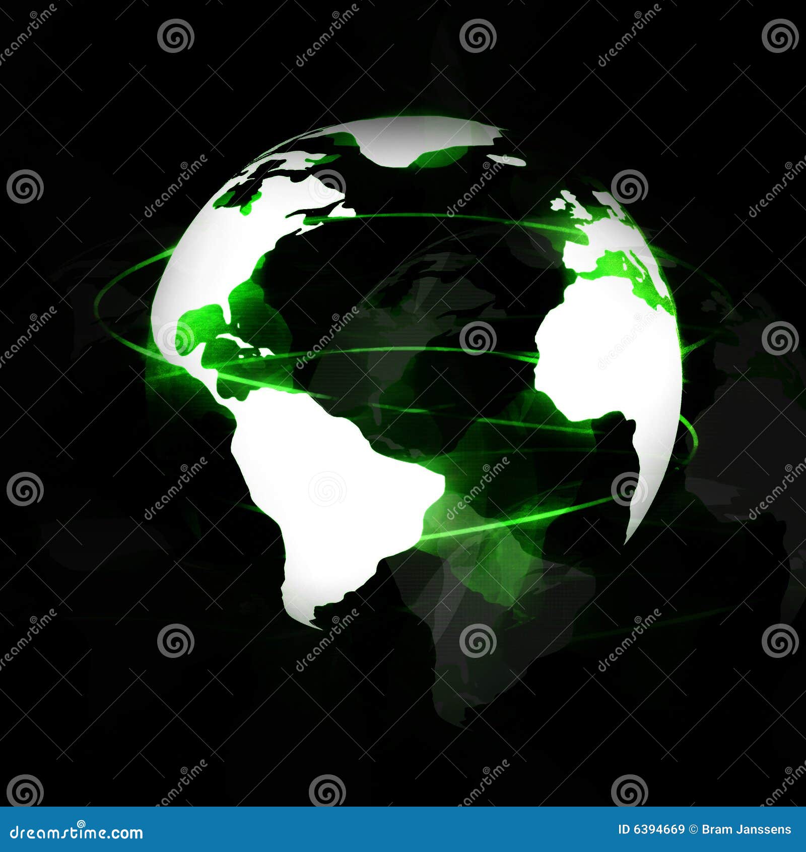 Mondo di Digital illustrazione di stock. Illustrazione di cifre - 6394669