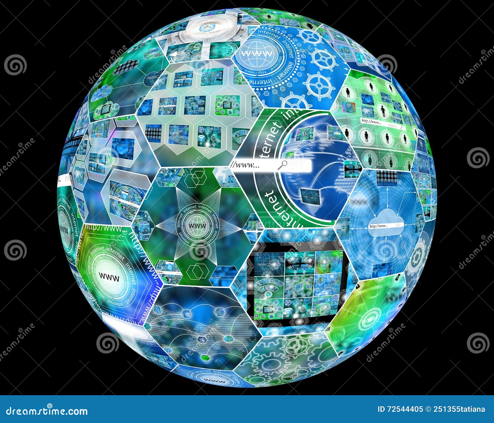 Mondo di Internet illustrazione di stock. Illustrazione di prescelto ...