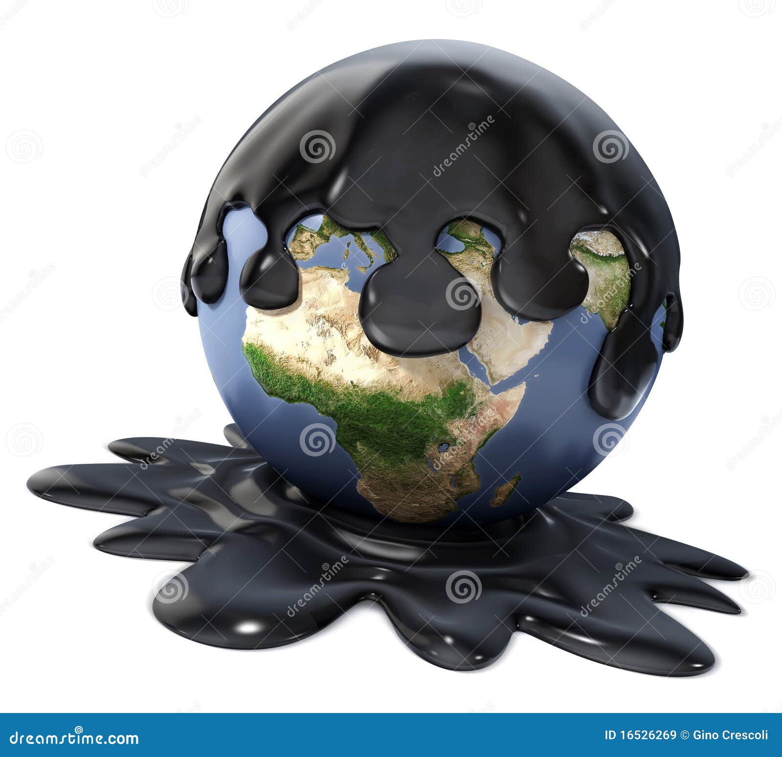 Mondo inquinante illustrazione di stock. Illustrazione di latta - 16526269