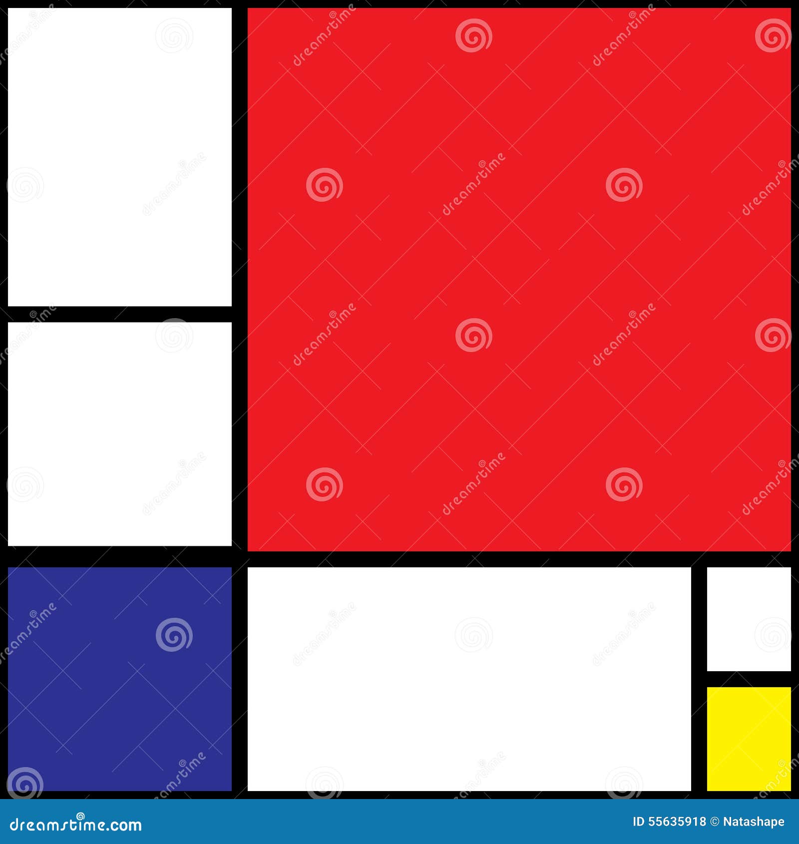 Mondrian Wallpaper