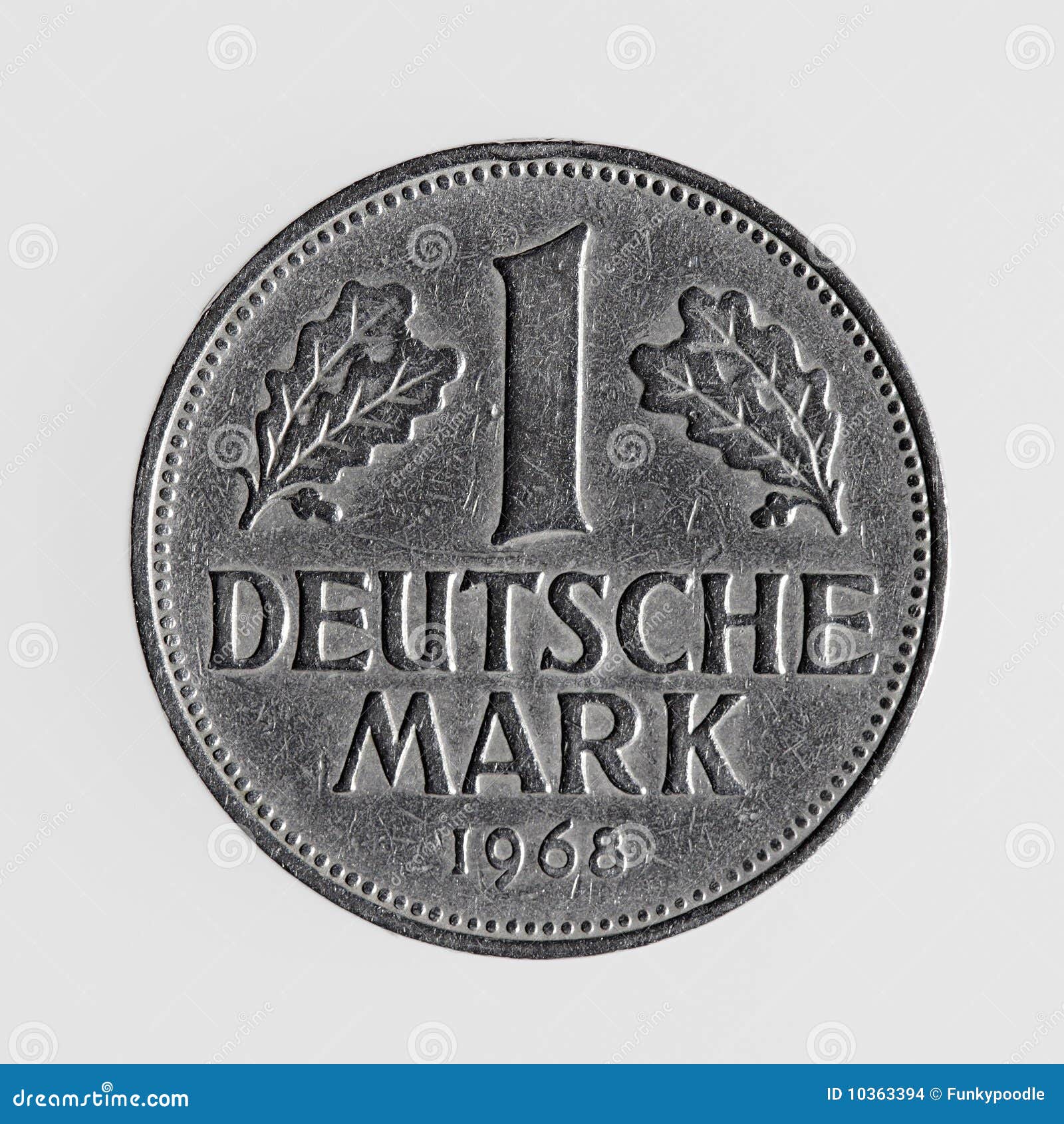 Moneda alemana foto de archivo. Imagen de efectivo, corte - 10363394
