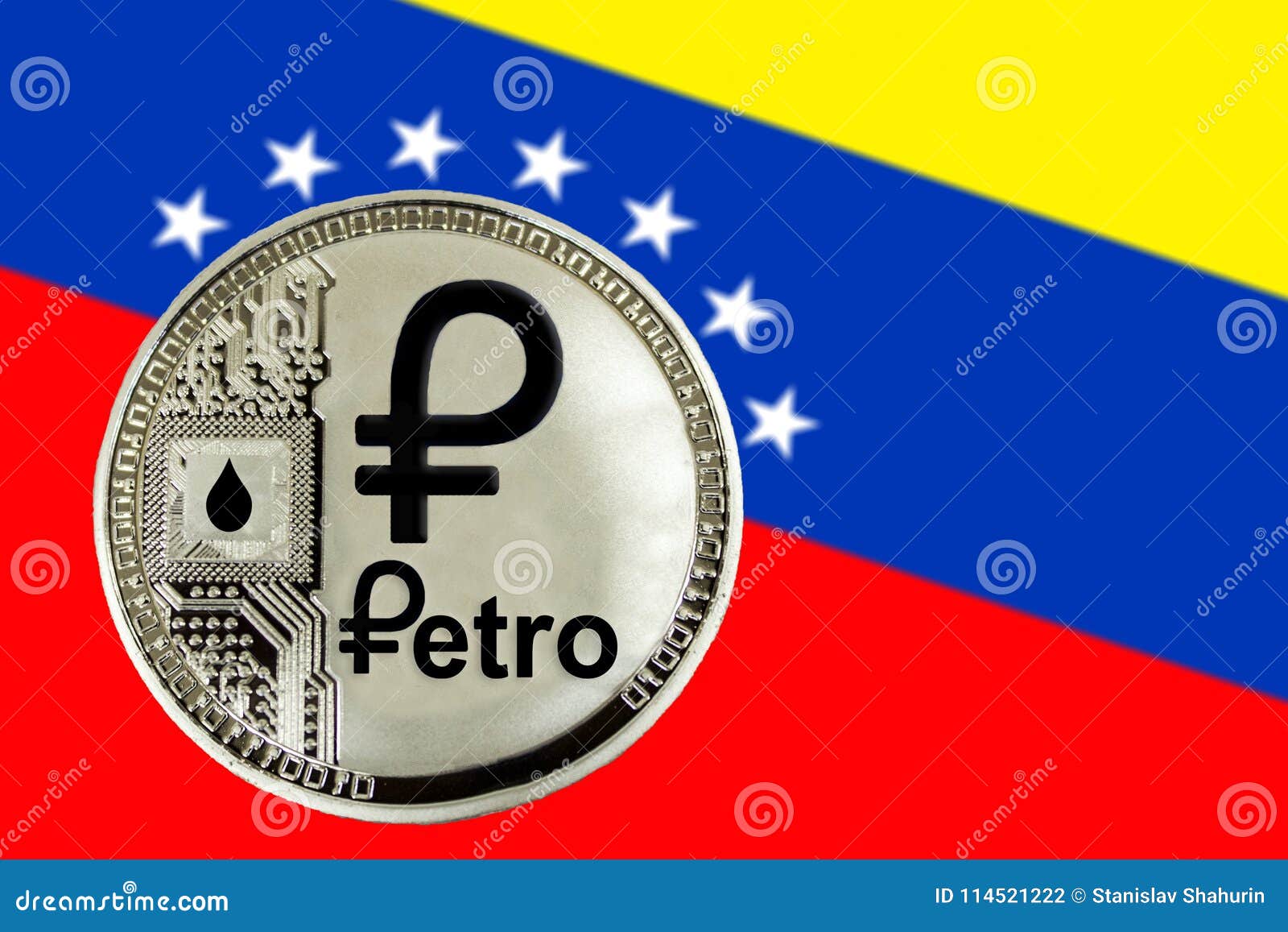 Moneda Cryptocurrency Venezuela Petro Foto de archivo - Imagen de ...