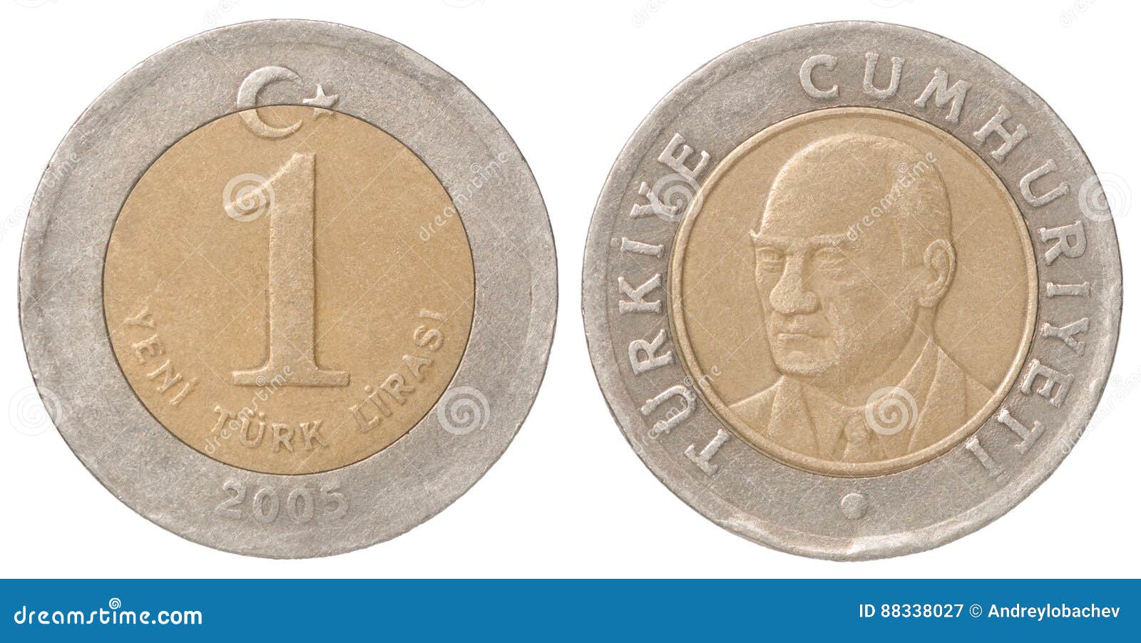 Moneda de la lira turca imagen de archivo. Imagen de redondo - 88338027