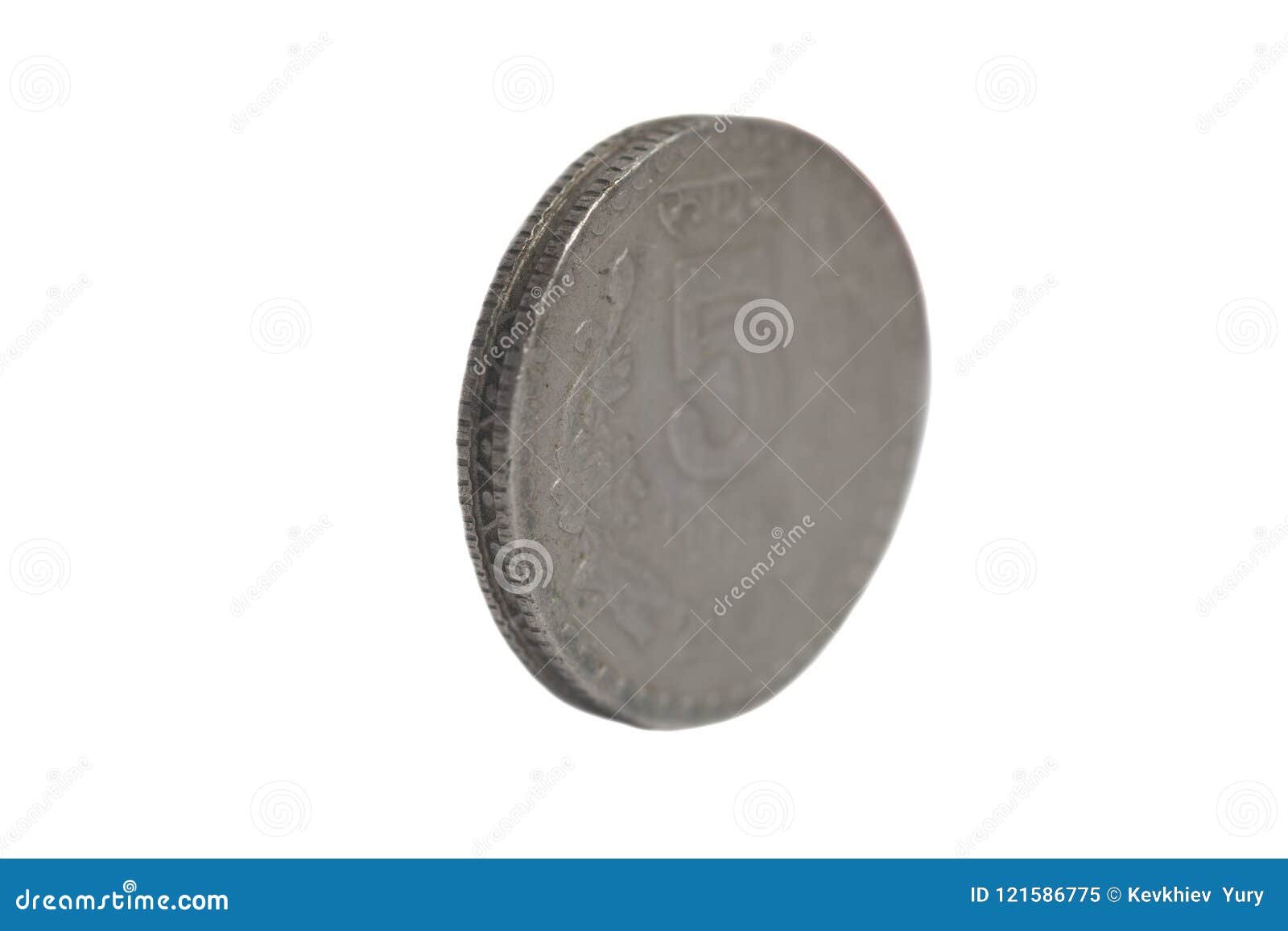 Moneda De La Rupia India Cinco Imagen de archivo - Imagen de ...