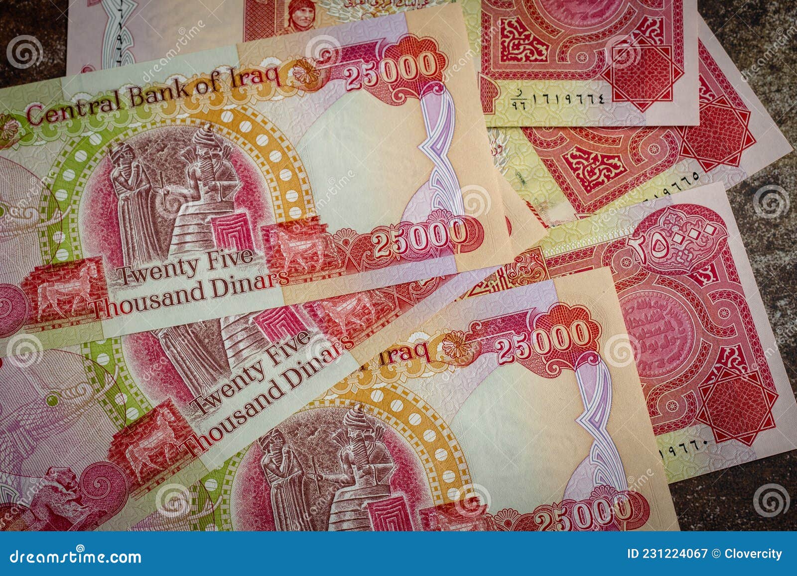 Moneda dinar iraq fotografía editorial. Imagen de irak - 231224067