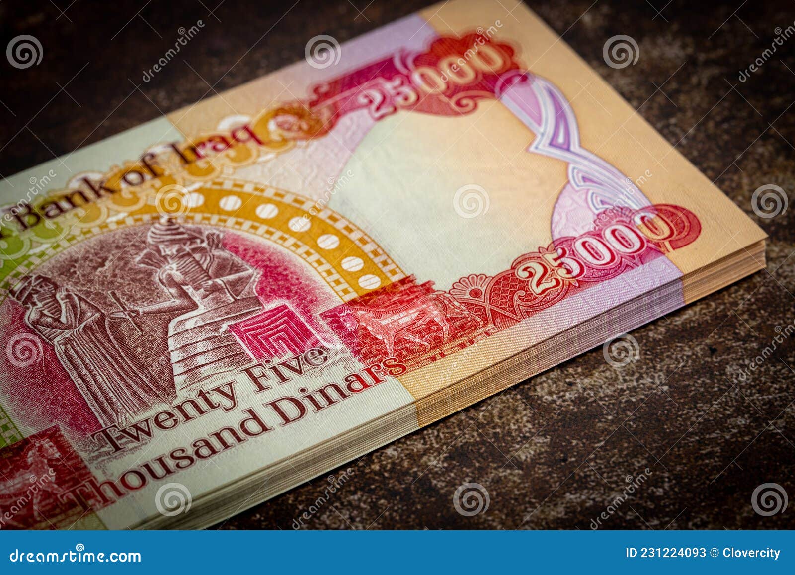 Moneda dinar iraq foto de archivo editorial. Imagen de dinero - 231224093