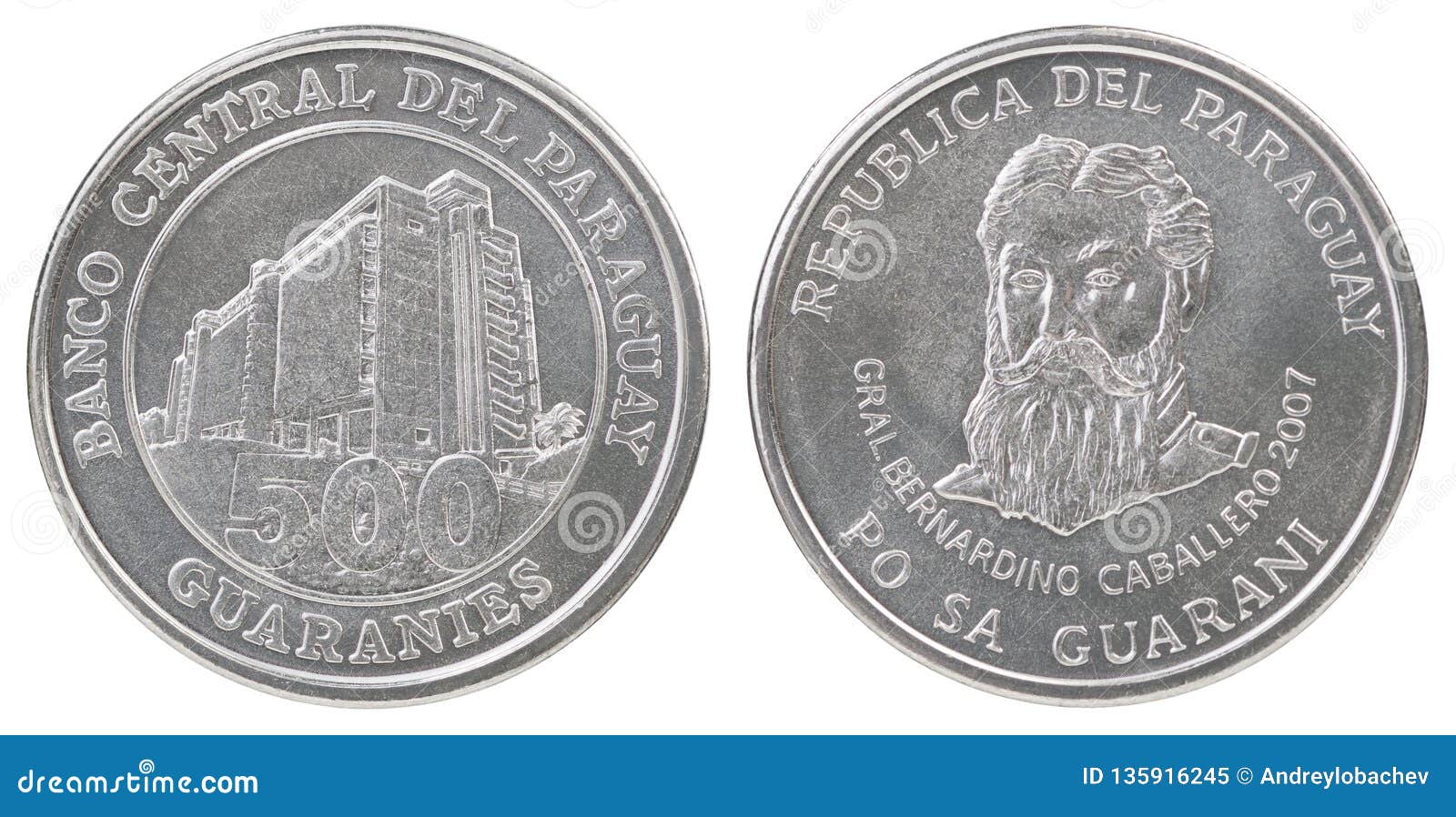 Moneda Paraguay Guarani imagen de archivo. Imagen de crisis - 135916245