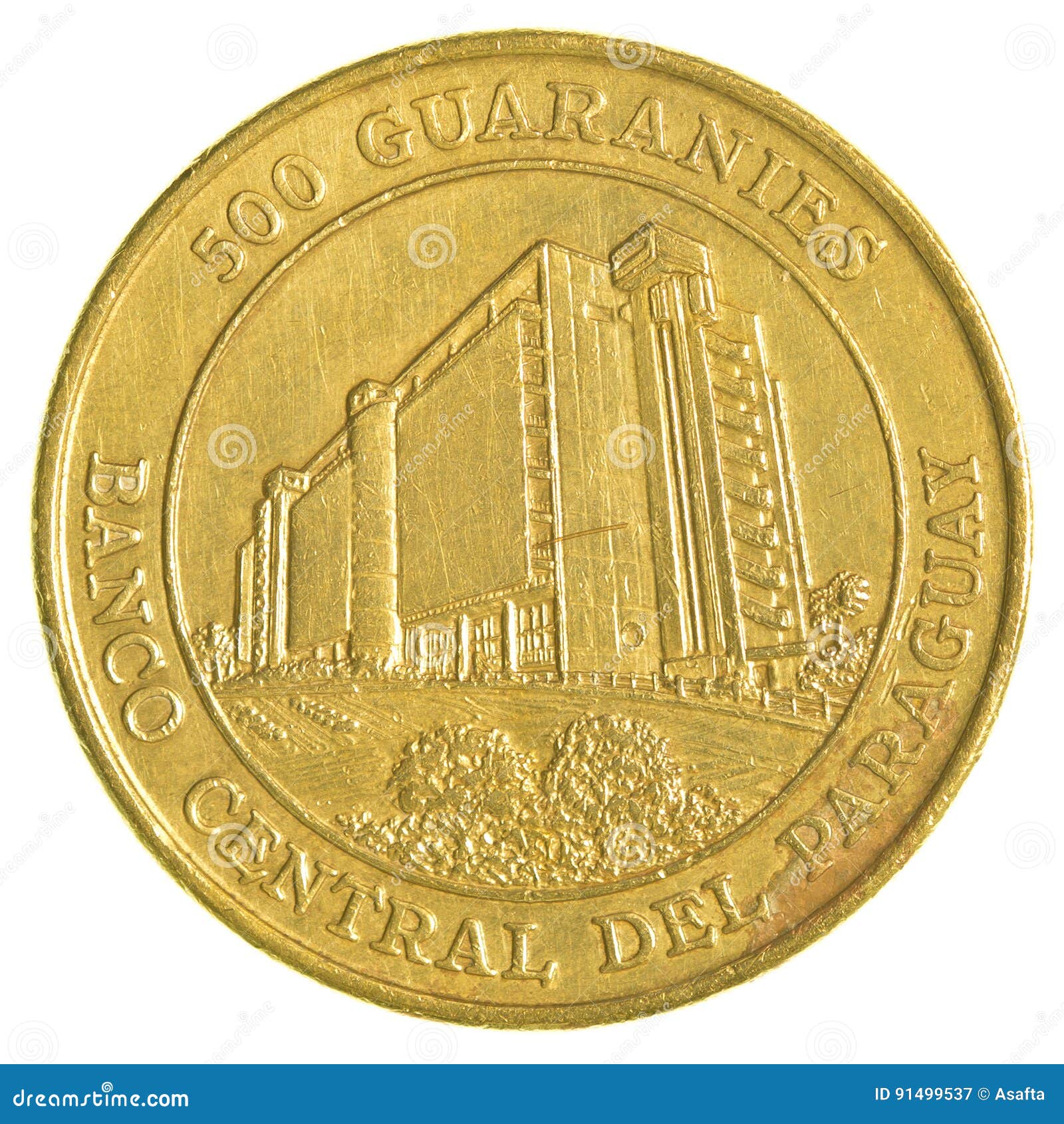 Moneda Paraguaya De 500 Guaranies Imagen de archivo - Imagen de moneda ...