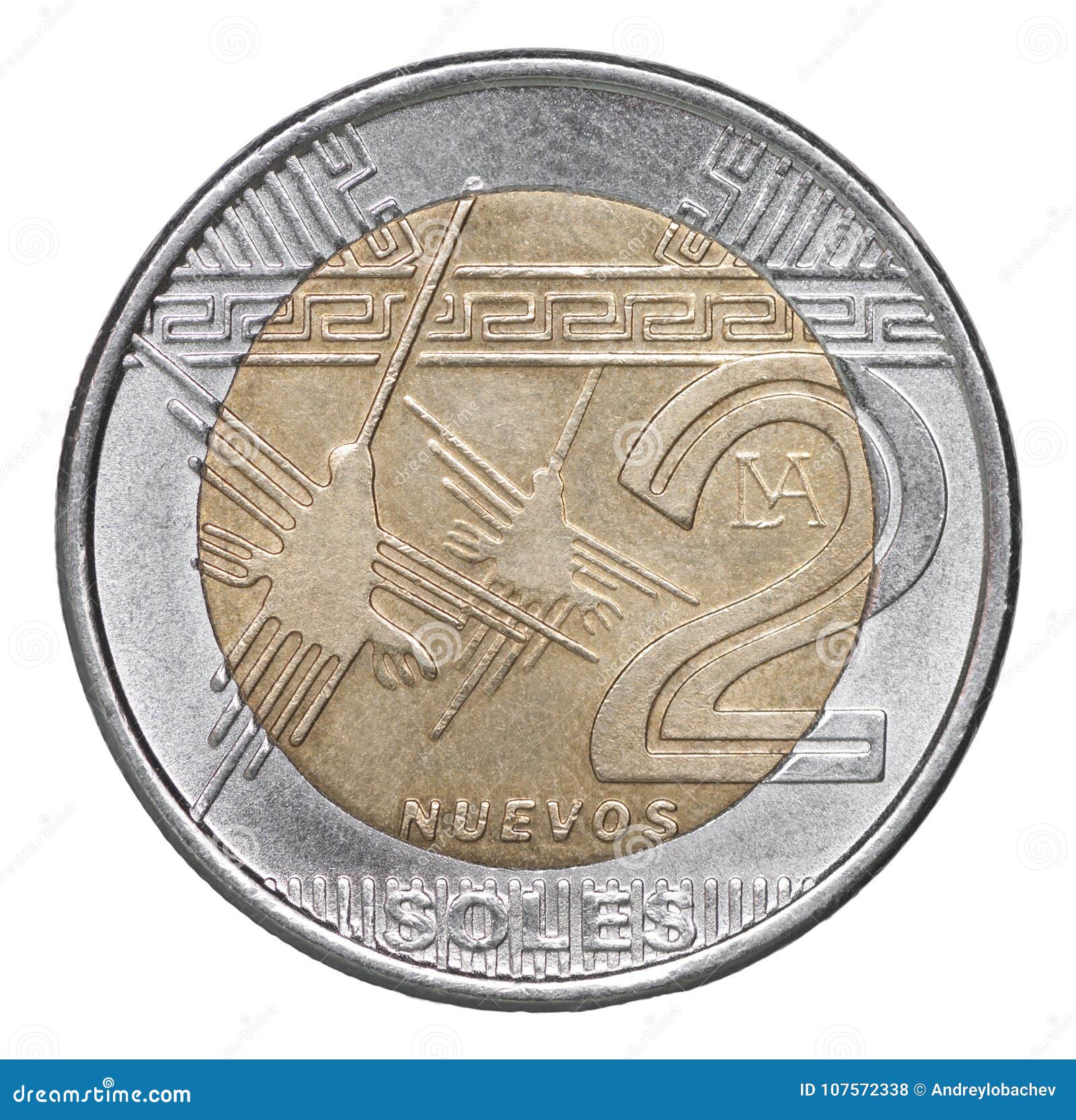 Moneda Peruana De Los Lenguados Foto de archivo - Imagen de fondo ...