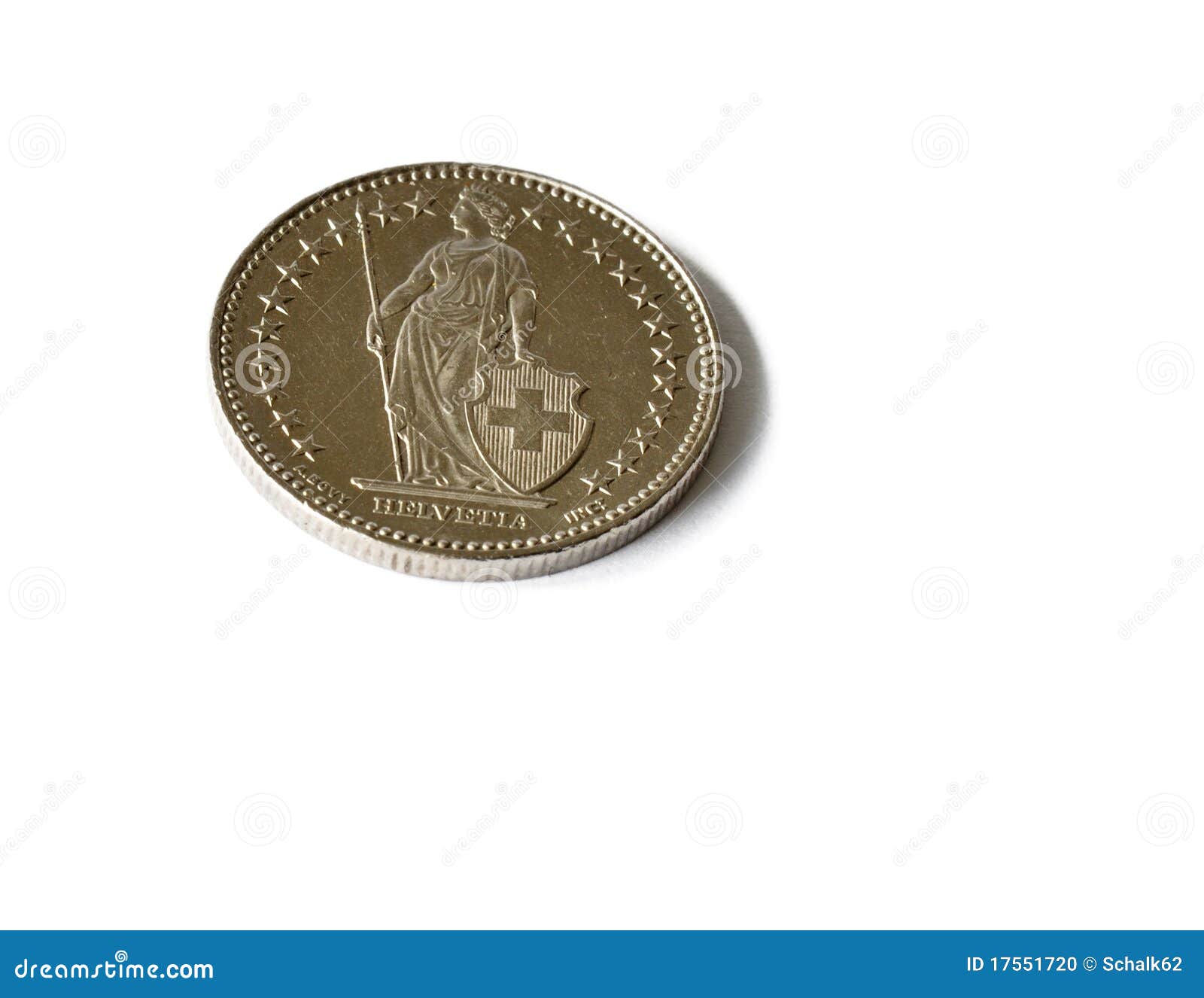 Moneda Suiza (cara Posterior) Foto de archivo - Imagen de dinero ...